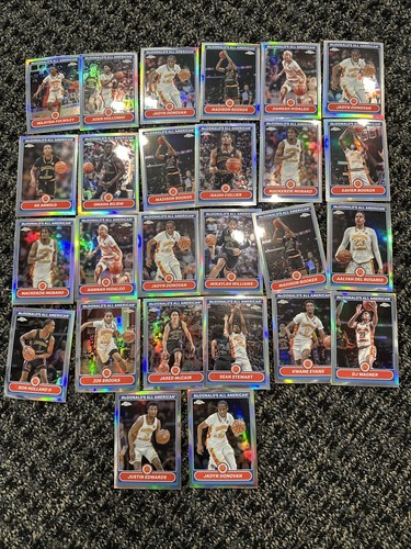 2023 Topps Chrome McDonalds All American Refractor Lot Of 26 Basketball ...