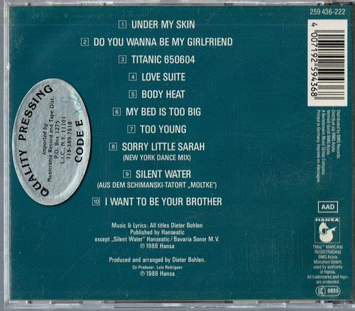 Body Heat by Blue System (CD, Oct-1988, Hansa) for sale online | eBay