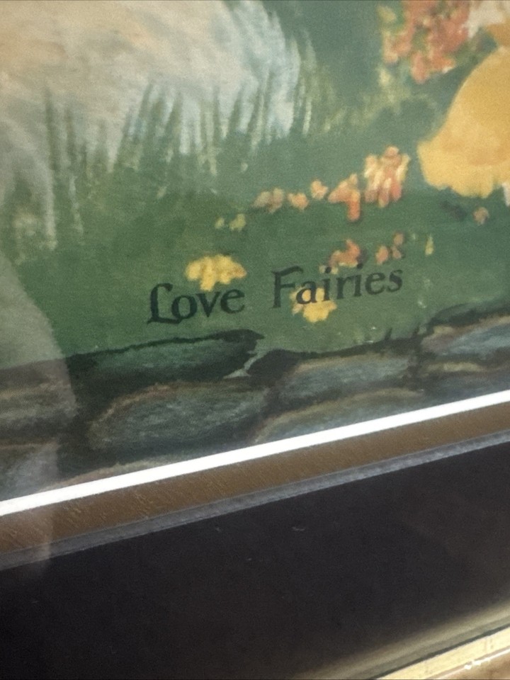 Love Fairies 1928 Marygold Marion Crowe Borin Art Deco Fairy Lithograph ...