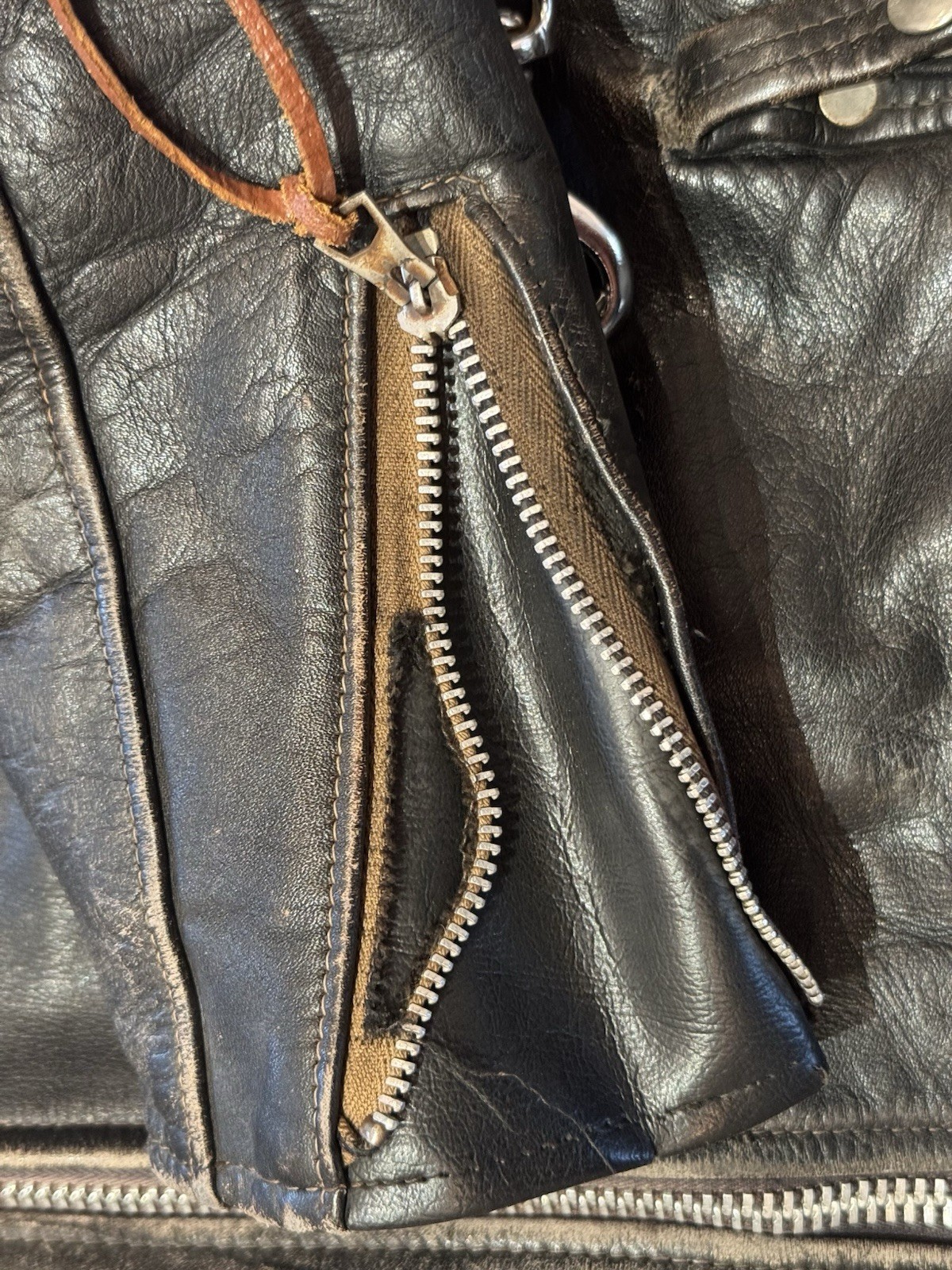 Vintage 60s 70s Beck Arnley Black Leather Motorcycle Jacket Schott ...