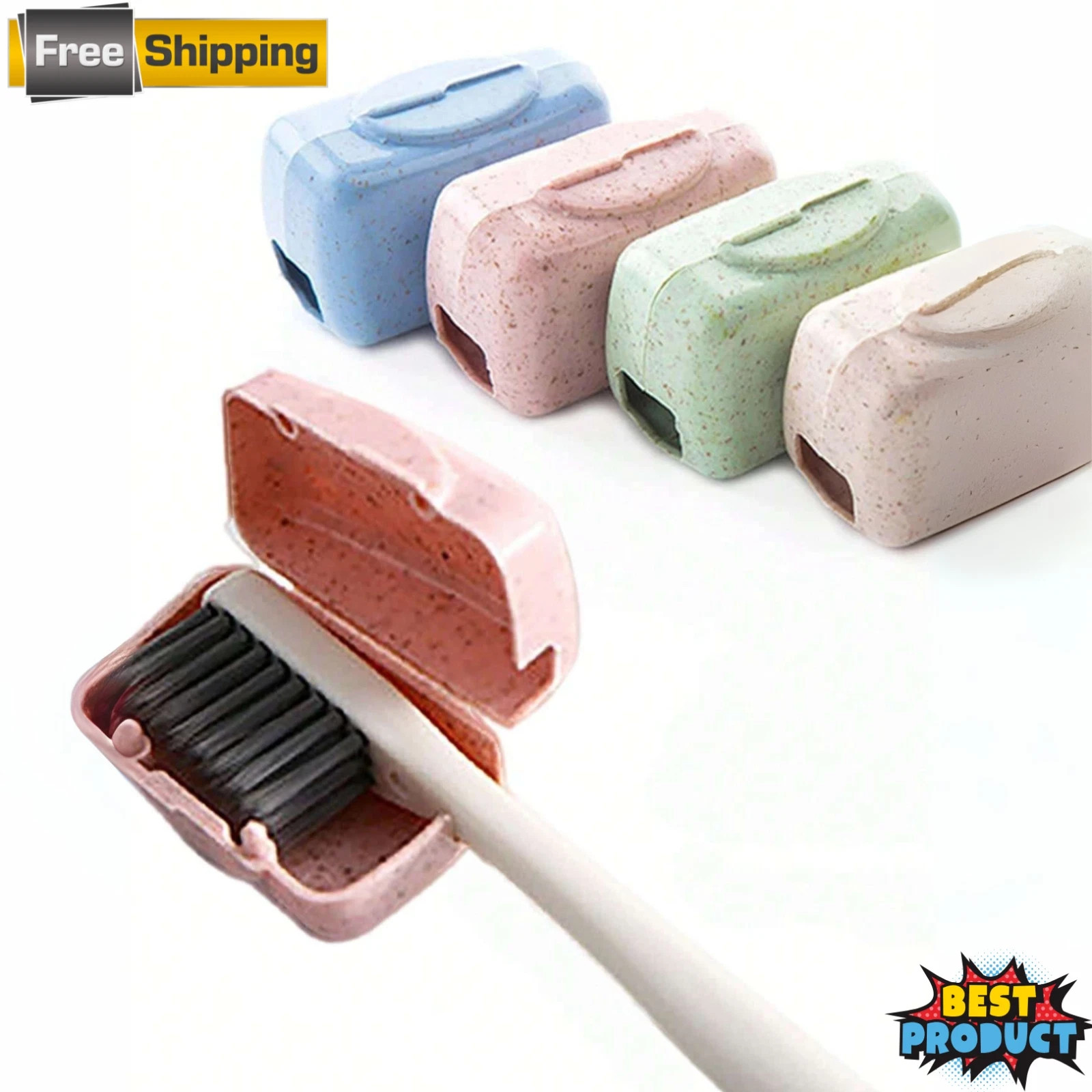 Portable Toothbrush Head Protective Cover Case 4/8pcs New