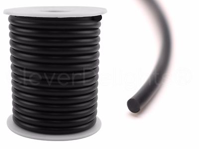 Solid Rubber Cord - Pick Length - 2mm 3mm 4mm 5mm 8mm - 5 10 20 50 100 ...