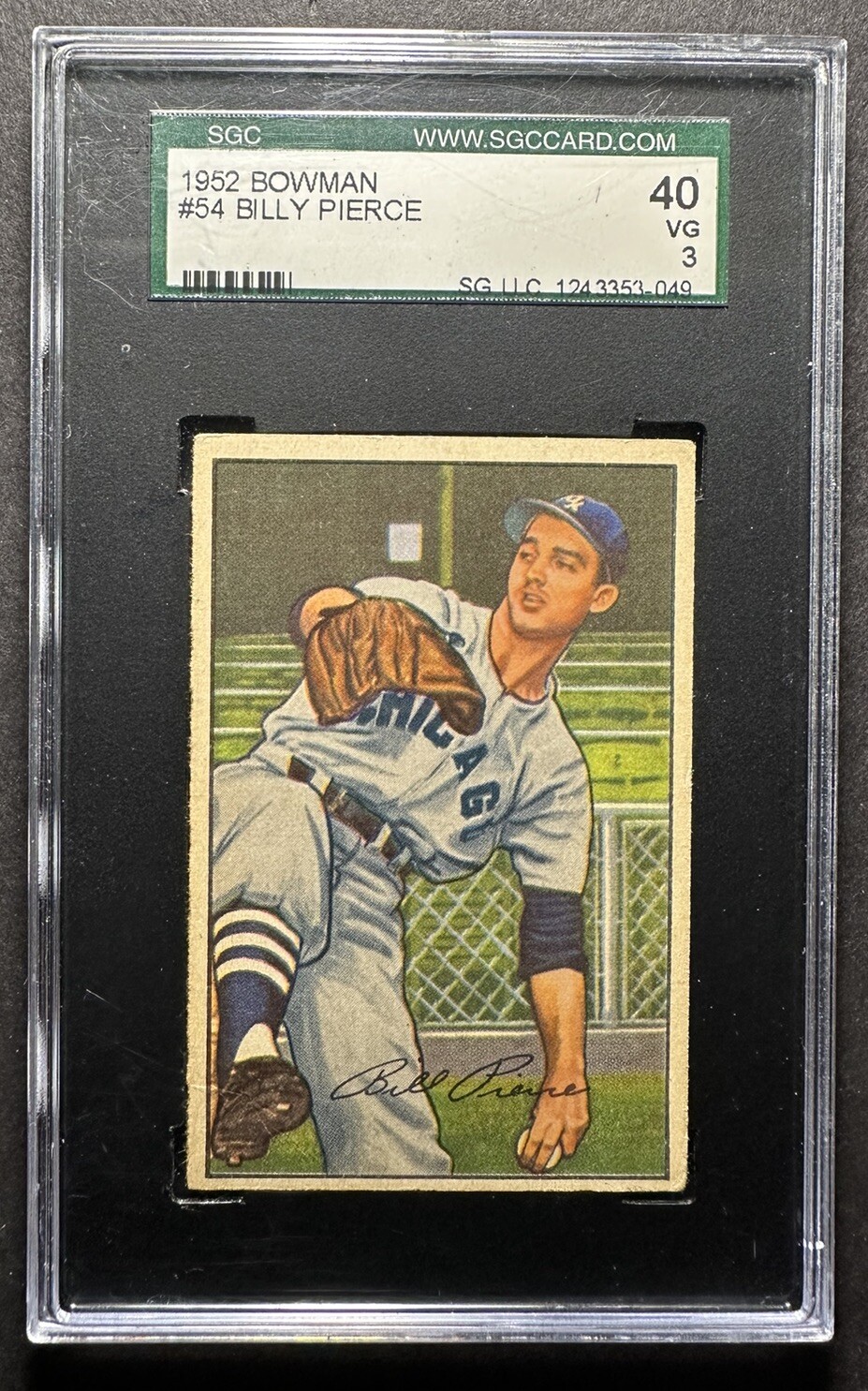 1952 Bowman - #54 Billy Pierce for sale online | eBay