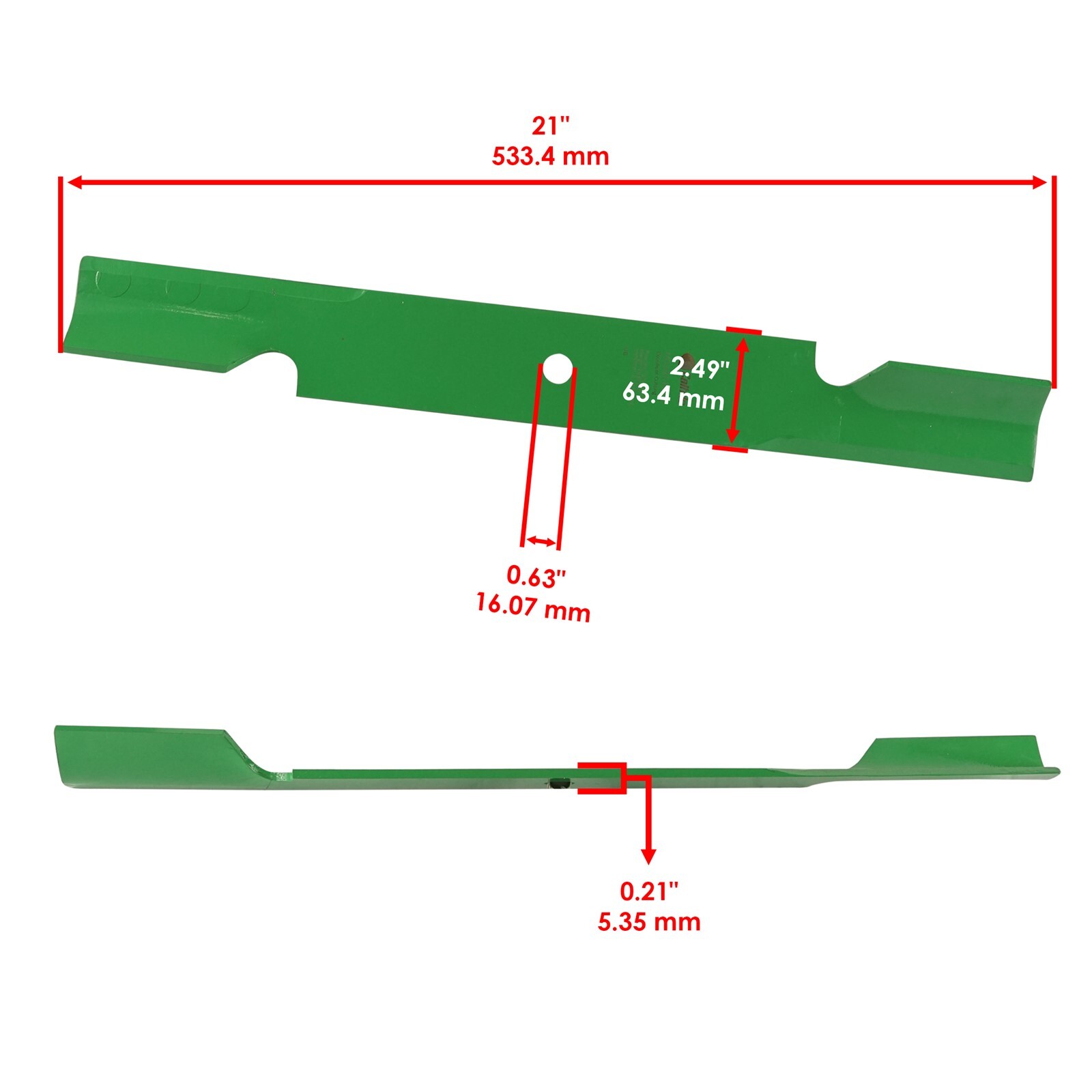 High Lifter Blade For Husqvarna Z560X PZ6029 DPZ6030 60"Deck ZeroTurn ...