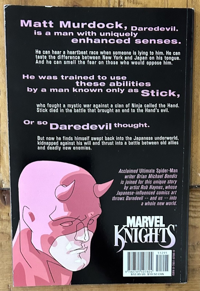 Daredevil Ninja Marvel Knights Trade Paperback TPB SC New | eBay