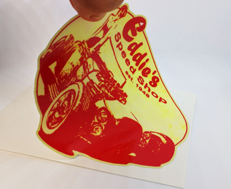 Eddie's Speed Shop Vintage Style DECAL, Vinyl STICKER, racing, hot rod ...