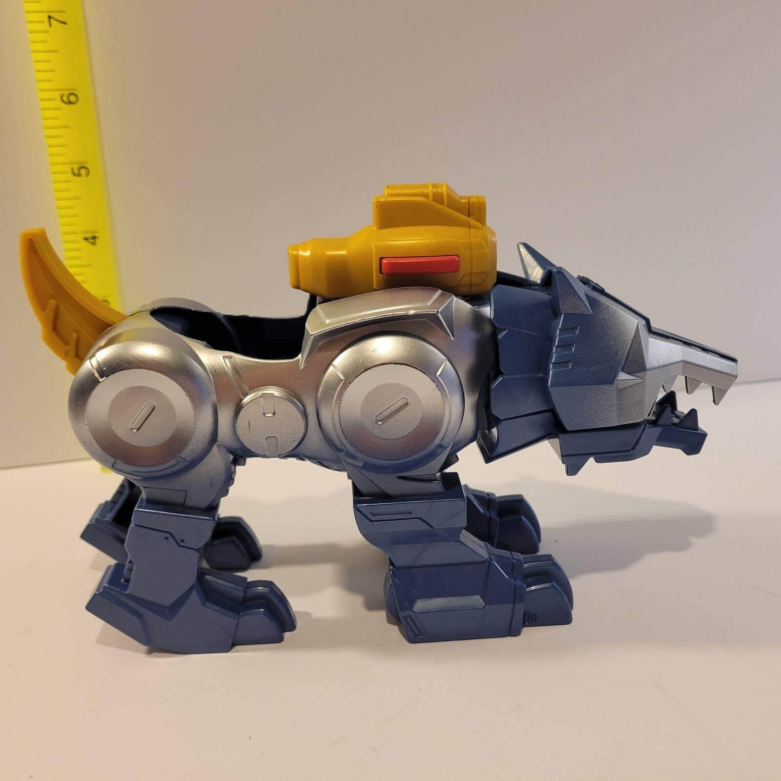 Playskool Heroes Power Rangers Silver Ranger Wolf Zord Used Figure | eBay