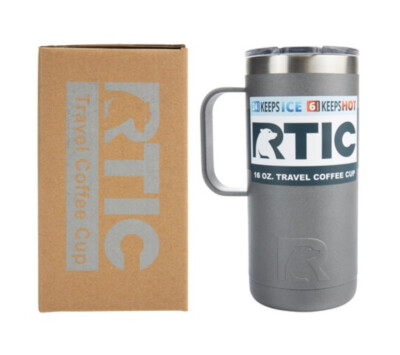 RTIC 16oz Coffee Cup New Style Tumbler w/ New 2019 Twist on Splash ...