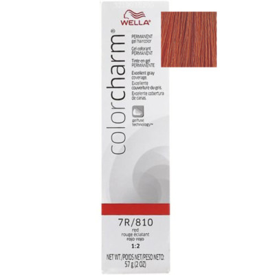 Wella Color Charm Gel Tube 2oz - 810/7R Red-Red | eBay