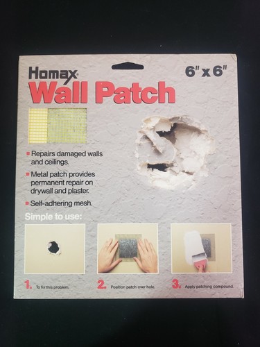 Homax 6 X 6 Metal self Adhering Wall Patch | eBay
