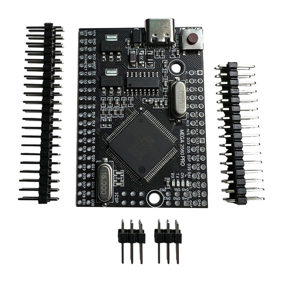 Mega2560 Pro USB Microcontroller Board Embed CH340G ATmega2560-16AU for ...