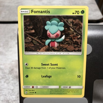 Pokemon S&M Unified Minds Set COMMON Fomantis 15/236 - Near Mint (NM ...