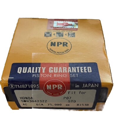 NPR Nippon Piston Ring Engine Set 75.00 mm for Honda D15Z1 SWH30423ZZ ...