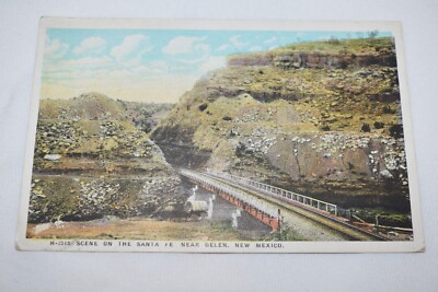 H-2515 Scene on the Santa Fe Near Belen New Mexico Postcard Commercial ...