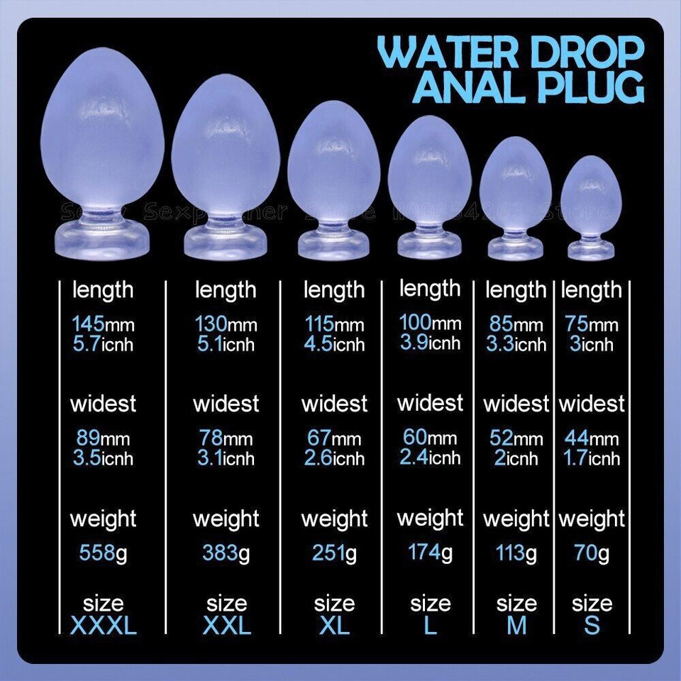 Extra Huge Anal Plug Big Large Butt Silicone G-spot orgasm for Men-Women-Sex-Toy | eBay
