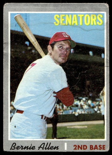 Bernie Allen 1970 Topps 577 Washington Senators Baseball Card | eBay