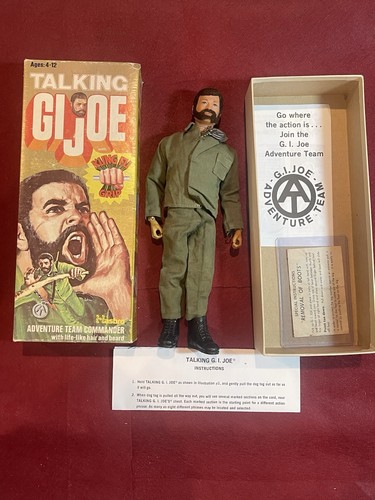 1970 GI Joe Talking Adventure Team Commander W/Original Box And ...