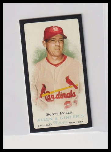2006 Topps Allen & Ginter #222 Scott Rolen St. Louis Cardinals Mini ...
