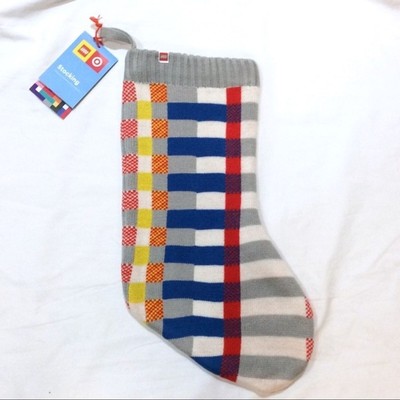 NEW LEGO Stocking Knit Block Stripes 18" Target Exclusive Christmas | eBay