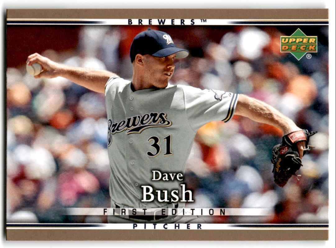 2007 Upper Deck First Edition Dave Bush Baseball Cards #241 | eBay