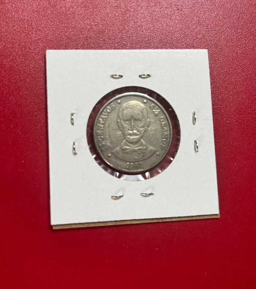 1981 25 CENTAVOS Dominican Republic Coin - Nice World Coin | eBay UK