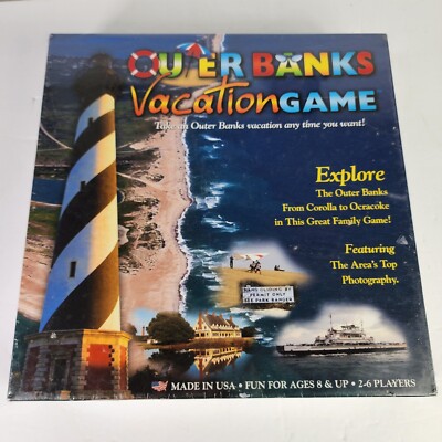 Outer Banks North Carolina Vacation Board Game Family Fun Beach ...