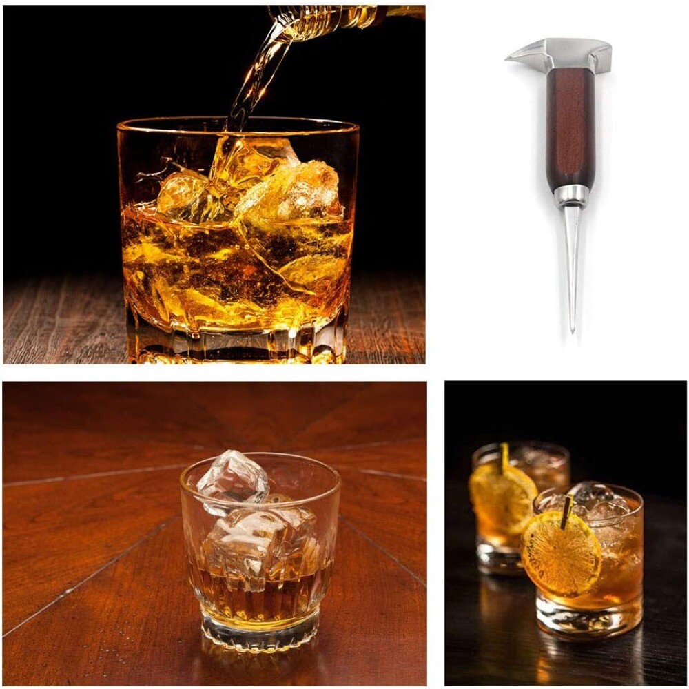 Wood Handle Ice Pick Best Ice Carving Tools for Kitchen, Bars ...