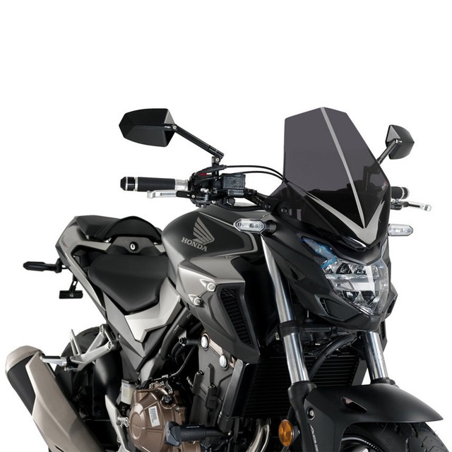 PUIG Naked Generation Sport Windshield for Honda Cb500f 2020 Dark Smoke ...
