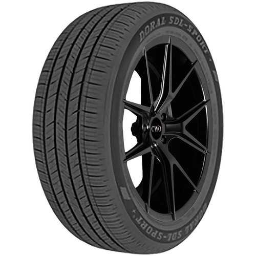 (QTY 4) 225/55R17 Doral SDL Sport+ 97W SL Black Wall Tires | eBay
