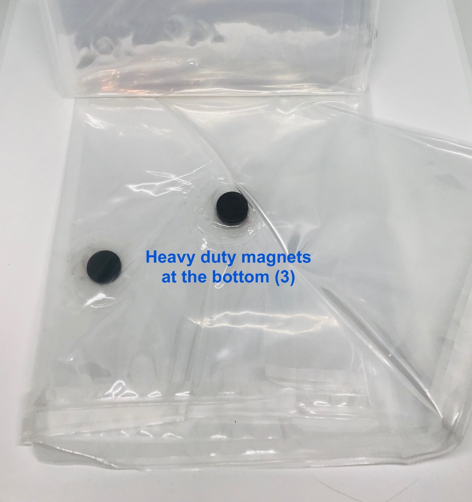 Clear shower curtain PEVA 72" x 72" Mildew and Mold Resistant Anti ...