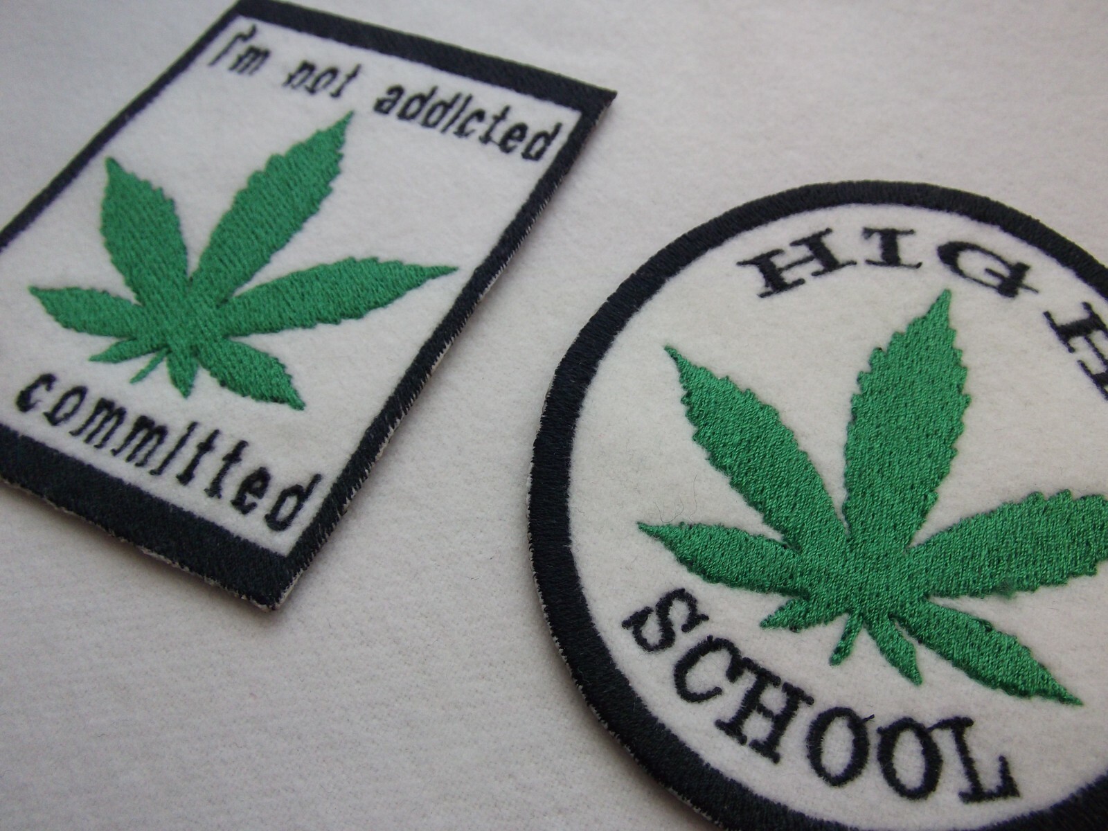 Weed patches , Marijuana patches , hippie patches, vegetarian , tribal ...
