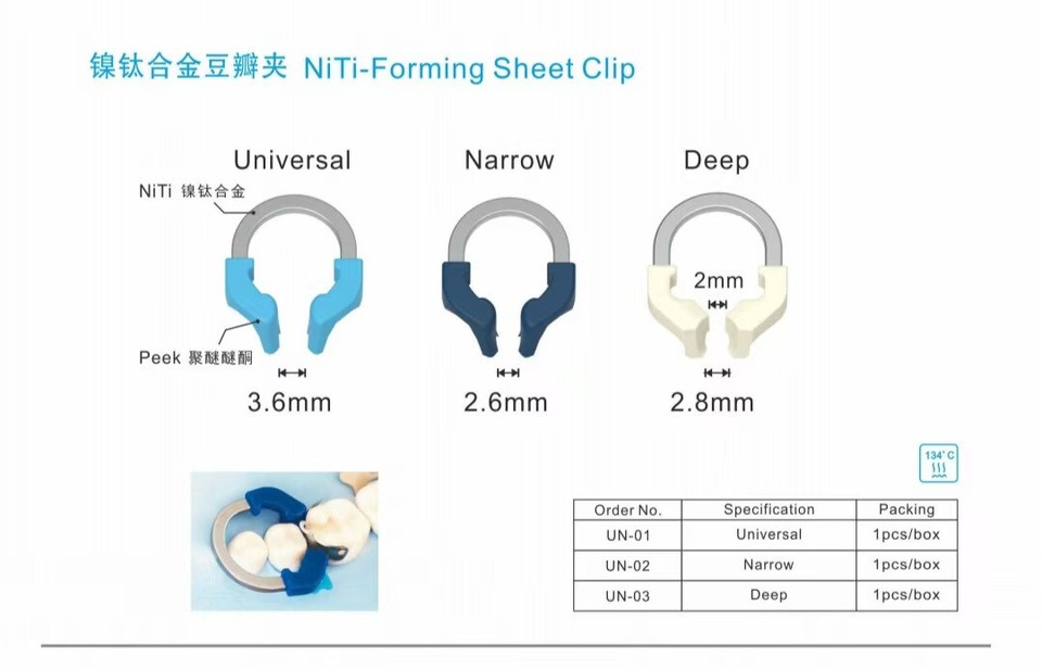 Dental Matrix Bands Ring Sectional Matrice Clamp Fit Garrison Palodent ...