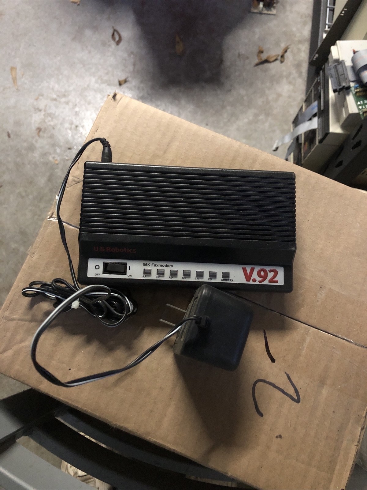 US Robotics V.92 USR5686E External Modem + Fax - Used 738168033485| eBay