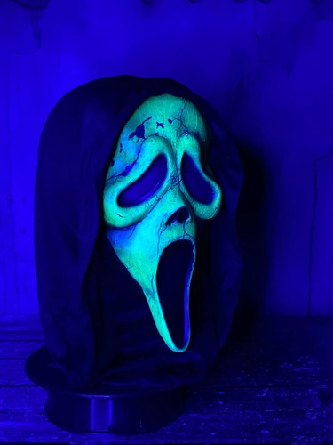 STAB Scream 6 Ghostface Mask Rehaul Green Glow in the Dark Billy Loomis ...