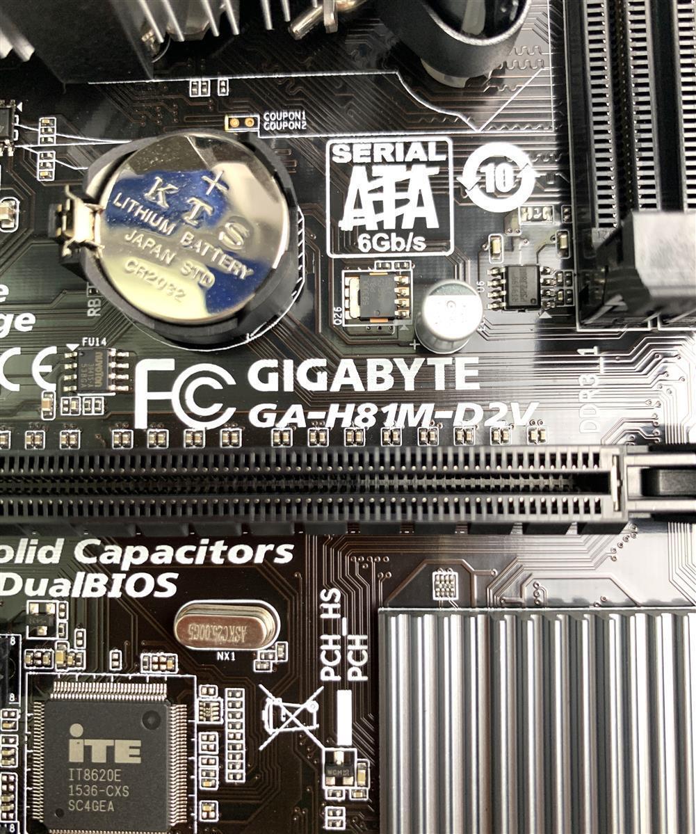 Gigabyte Mainboard Bundle GA-H81M-D2V Rev:2.1 + Intel i3-4160 DDR3 mATX ...