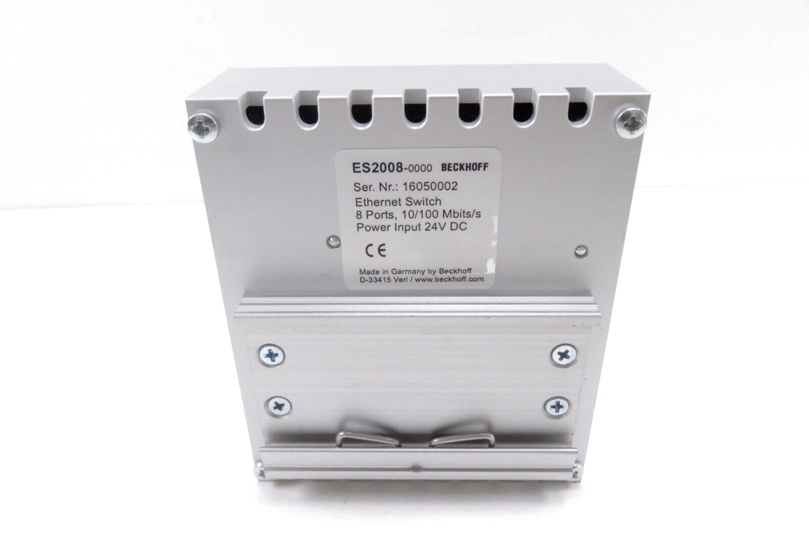 Beckhoff ES2008-0000 8 Port Ethernet Switch | eBay