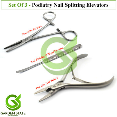 Podiatry Surgery Kit Ingrown Side Nails Splitter Fickling Nail ...