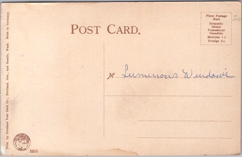 1909 AYPE EXPO Seattle World's Fair Postcard "Washington State Building ...
