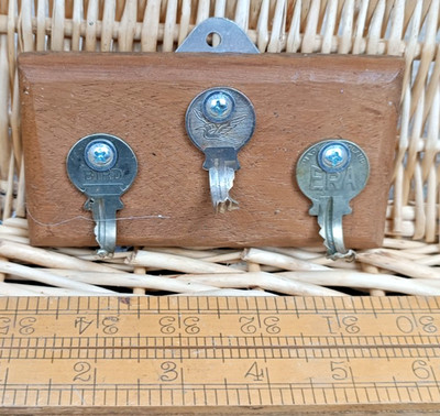 Key Hook Made of Keys! 3 Keys Handmade! | eBay