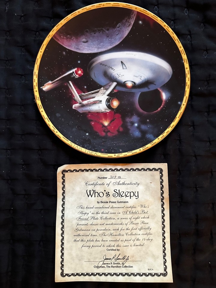 Star Trek TOS 25th Anniversary Entire Crew Plates - The Hamilton ...