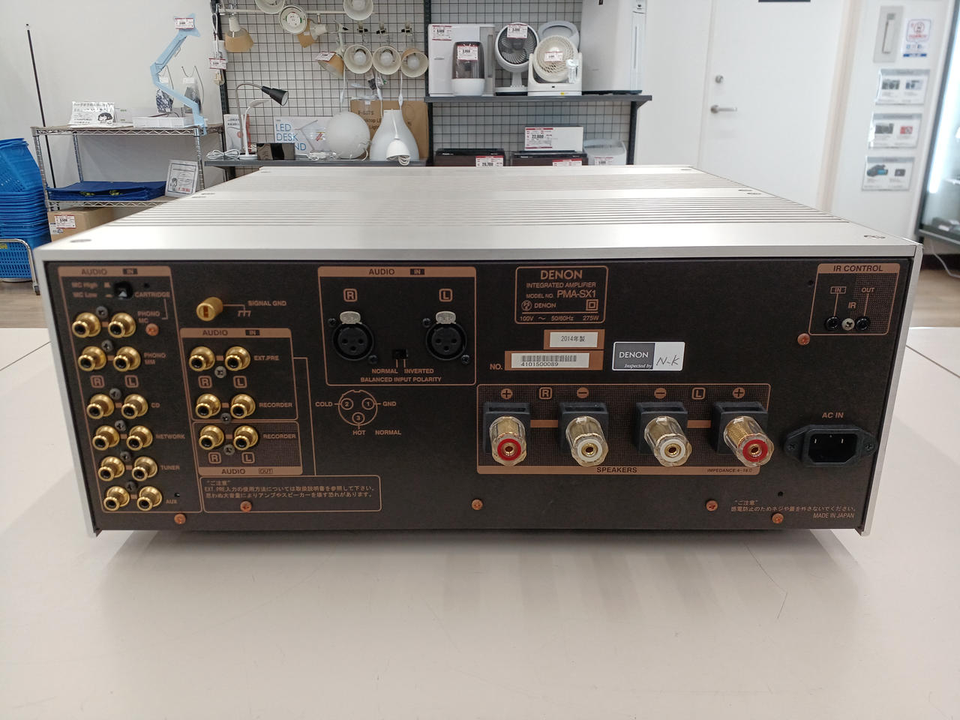 DENON PMA-SX1 Integrated Amplifier Silver Audio Equipment 100V Japan ...