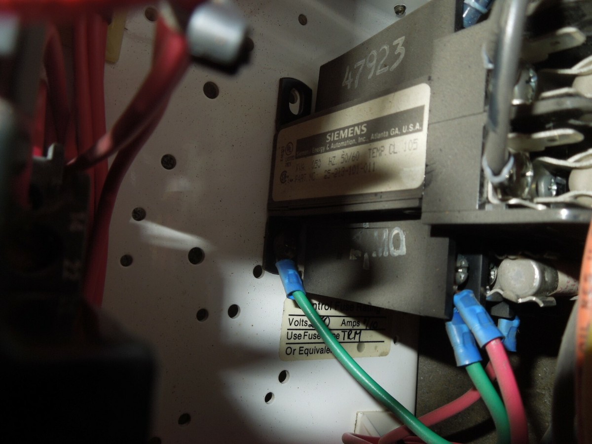 Siemens Model 95 Mcc Parts