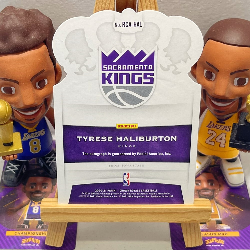 */32 Red MOJO* Panini Crown Royale Tyrese Haliburton Rookie AUTO Card ...