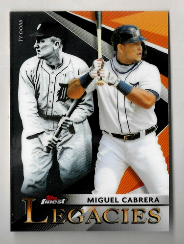 MIGUEL CABRERA 2021 TOPPS FINEST TY COBB LEGACIES INSERT CARD #FL-MC ...