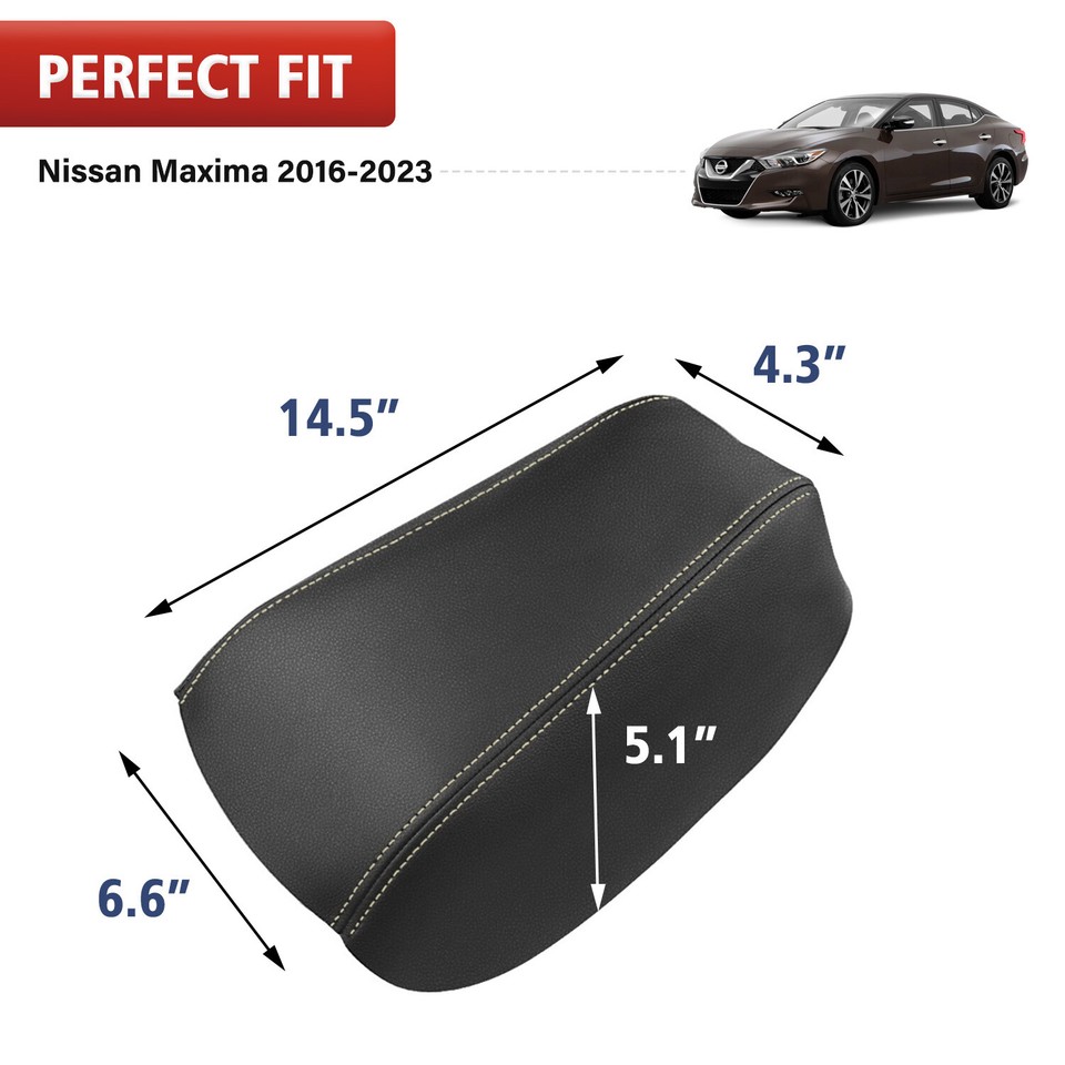 For 2016-2023 Nissan Maxima Center Console Lid Arm Rest Cover Trim ...