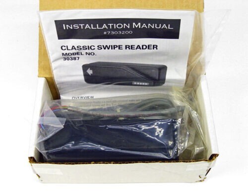 HID 30387 Classic Swipe Card Reader, 7303200, with manual and template ...