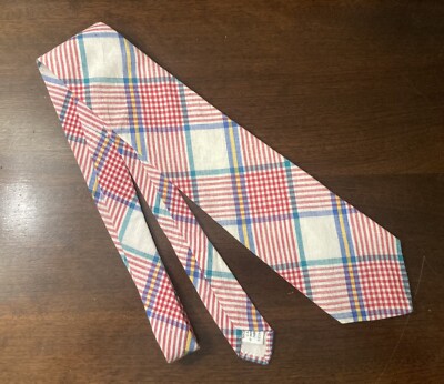 Country Traditionals By Pendleton Plaid Cotton Tie Red White | eBay