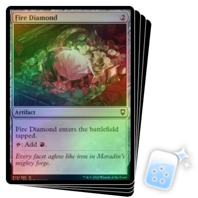 FOIL FIRE DIAMOND X4 Commander Legends: Battle For Baldur's Gate Magic ...
