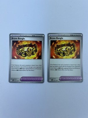 Brave Bangle 080/086 Pokemon Uncommon SV: White Flare Card NM Set Of 2 ...