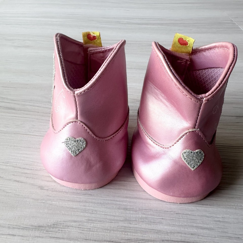 Build a Bear Pink Cowboy Boots Doll Dress Up Western Cowgirl | eBay